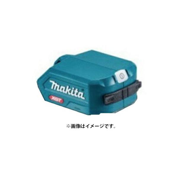 マキタ makitaUSB用アダプタスライド式 Li-ion 40Vmax用ADP001GJPAADP001G（青）■仕様・最大出力：4.8A(2口同時使用時)※1口最大2.4A・USB電源端子2口・ON-OFFスイッチ88381581219