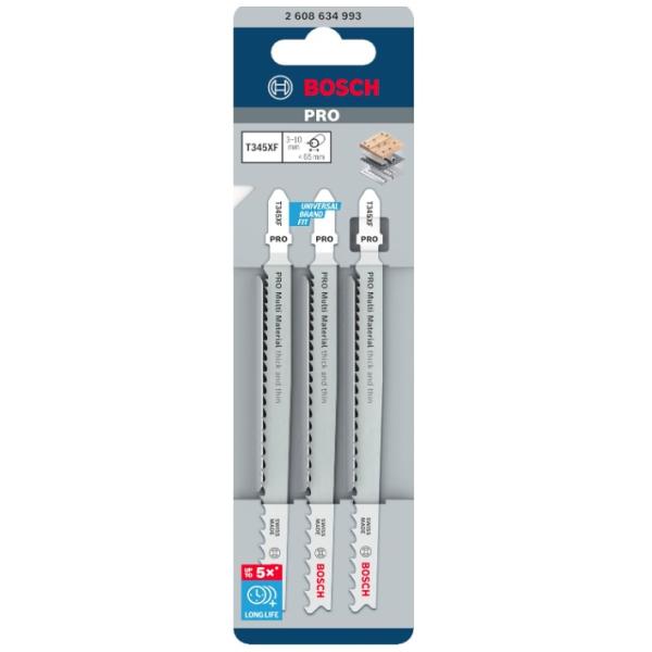 ボッシュ BOSCHジグソーブレードT-345XF