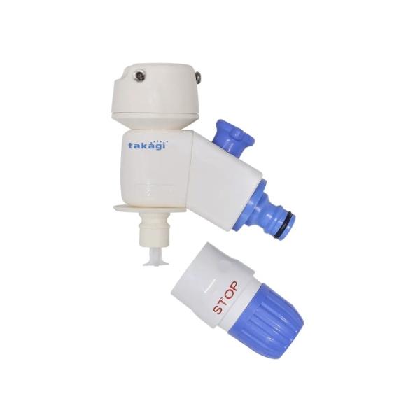 タカギ TAKAGI全自動洗濯機用分岐蛇口B489■商品説明・洗濯機用の蛇口から2方向に分水して、散水ホースリールやホースをつなぐことができる便利なアイテムです。・ホースが外れても自動で水が止まる安全弁付き。ホース内径12mm〜15mm/外...