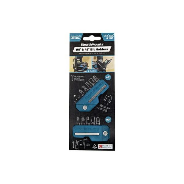ステルスマウント StealthMounts45°90°マグネティックビットホルダー ブルーBH-MK-4590-BLUマキタ（Makita）のインパクトドライバーに設置できるマグネット式ビットホルダーです。■特長・45°と90°のタイプが...