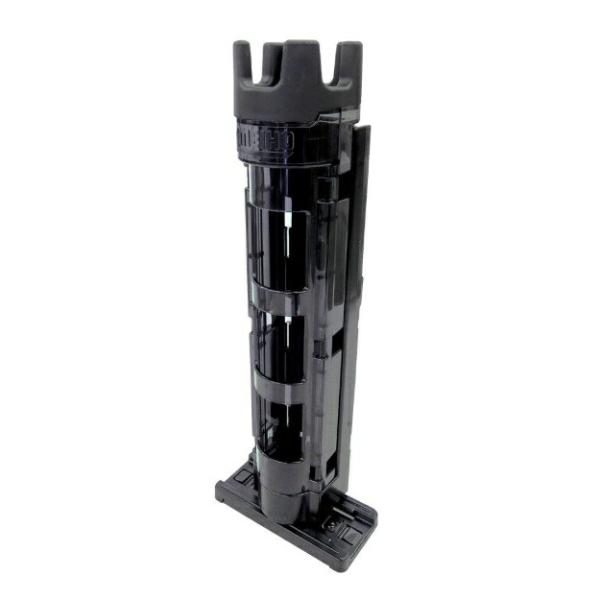 メイホー MEIHO Fishingロッドスタンド　BM-250 Light CBKxBK クリアブラック×ブラックバケットマウスシリーズやVW-2070・VW-2055・VS-7070・VS-7055、サイドポケットBM-120対応ロッド...