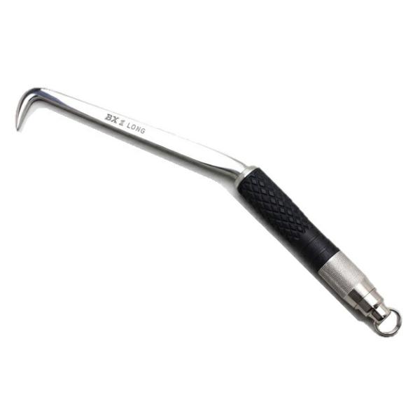 MIKIBXハッカー ロング D・GRIPリング付BX1RDグリップカラー：ブラック■特長鉄筋を結束線で結束する時に使用する工具です。回転部にボールベアリングを使用しており、スムーズに回転します。■仕様LONG/D・GRIPリング付全長：3...