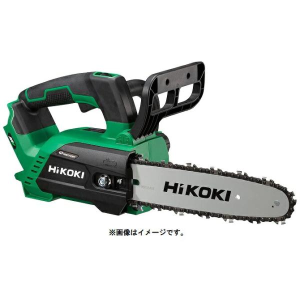 HiKOKI ハイコーキ (日立 HITACHI)マルチボルト(36V)コードレスチェーンソーCS3625DC(NN)本体のみです。※バッテリー・充電器は別販売品です。■取り回しやすいクラス最軽量※1ボディ■ハイパワーの高トルクモーター搭載...