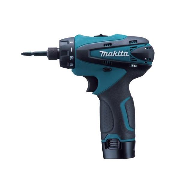 マキタ makita充電式ドライバドリルDF030DWXバッテリ×2個・充電器DC10WA・プラスチックケース付■ビットスリーブ仕様ビットの脱着が簡単、6.35mmビットスリーブ仕様。■小型、軽量軽量＆コンパクトな10.8V差込みバッテリ仕...