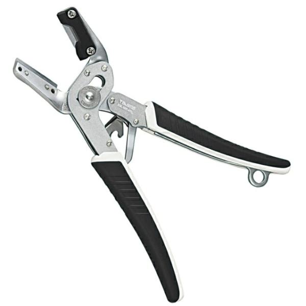 タジマ TAJIMA電設工具シリーズムキチョッパL DK-MC40L■特長・100mm2〜325mm2までのケーブルに対応・替刃式（交換替刃：別売ムキチョッパ替刃「DK-MC40B」）・片手で操作できる開き止めつき・幹線の分岐接続（Ｔ型スリ...