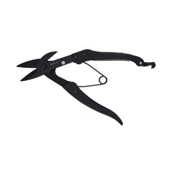 DOGYU 土牛産業KDWシリーズWカッター KDW-01 黒鴉-コクウ-商品番号：02891■商品特徴・切れ味鋭い電工用ハサミ・Ｗ刃仕様になっており、ダウンライト取り付け時のＭバー切断に最適(Ｃバーは不可)・ペンチ差し、サックにも差込易い...