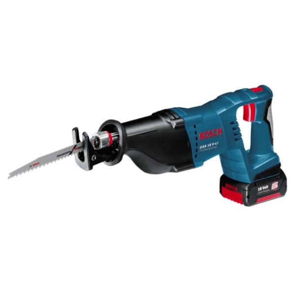 ボッシュ BOSCH18V　コードレスセーバーソーGSA 18V-LINバッテリーの寿命を約束する、ECP スライドバッテリー!軽さとパワーを両立した18V●驚異の切断スピード●低振動で、安全・高精度な作業が可能●特許取得の電池セル保護回路...
