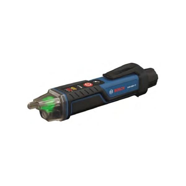 ボッシュ BOSCH検電器GVD1000-17本体のみです。 ■特長1.防じん・防水性能IP67採用でハードな現場でも安心して使用できます。2.検電時にLED、シグナル音とともに振動でお知らせ。3.感度調整機能付き(24/90〜1,000V...