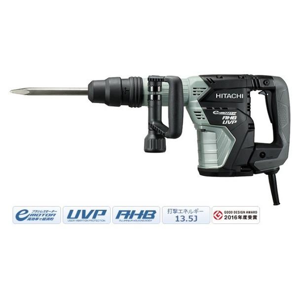日立 HITACHIH45MEY　ハンマ ACブラシレスモーター搭載クラス最大※1　ハツリ能力約1.5倍※2※1：2016年5月現在。国内電動工具メーカーにおいて。（当社調べ）（5〜7kgクラスハンマ）※2：H45MEYと当社従来製品H45...