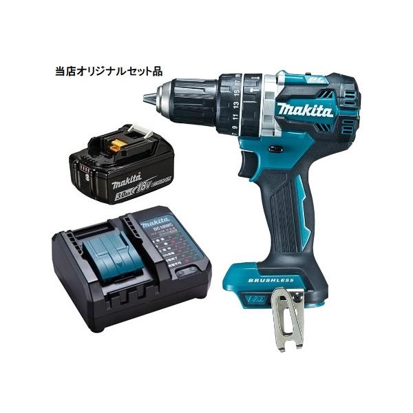 電池・充電器はその他機種のセット商品をバラシた商品です。説明書・外箱・ケースは付属しません。マキタ makita充電式震動ドライバドリルHP484DバッテリBL1830B(1個)+充電器DC18WC付当店オリジナルセット品※ケースは付属しま...