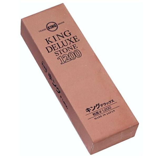 キング砥石株式会社キングデラックス No.1200■仕様粒度:#1200 中仕上げ用■特長あらゆる刃物の中研ぎ用砥石として開発された品です。特殊砥材にて製作されていますので品質は永久不変で短時間で、切れ味が冴えるするどい刃が付き、作業の能率...
