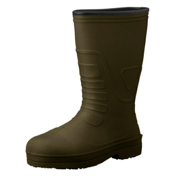 喜多 KITA安全ブーツEVAラバーKR7030 GRE グリーン超軽量+屈曲EVA樹脂が持つ軽量性とゴムの優れた屈曲性を併せ持ったセーフティブーツ。■つま先頑丈！(つま先樹脂芯入)■靴底にはゴムを使用。滑りにくい。■脱ぎやすいキックバック...