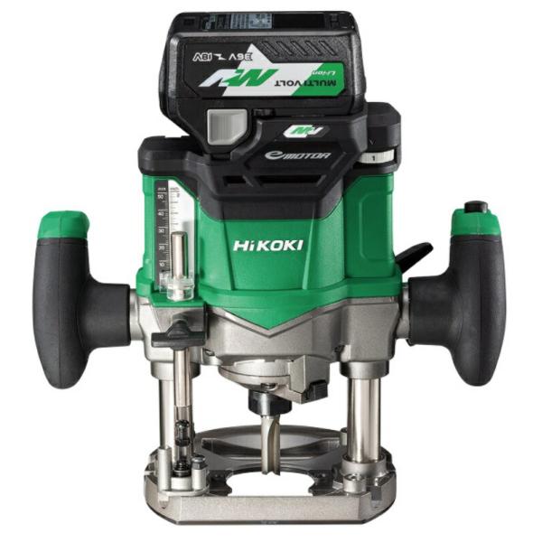 HiKOKI ハイコーキ(旧日立工機)マルチボルト(36V)コードレスルータ M3612DA(XP) マルチボルト(BSL36A18)+急速充電器(UC18YDL2)+ケース付■コードレス＆小形・軽量で取り回し抜群■ハイスピード切断＆窓抜き...