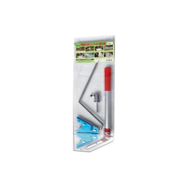 モトコマ MKKマルチシート敷き 伸縮タイプMAS-1350■用途マルチシート敷きに！うねの上を転がすだけなので、一人で作業ができます。柄の長さや向きの調節ができ、作業、収納に便利です。本体の組み立てやシートの交換も簡単。■材質・アーム:ス...