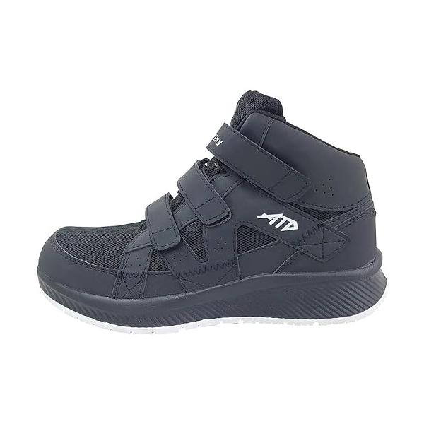 喜多 KITAハイカットセーフティスニーカーMG5780 BLK 26.5cm■特長通気性の良いメッシュと適度な弾力で衝撃を軽減するクッションソールを搭載したハイカットセーフティスニーカー。履き口には足入れしやすい斜めカットを採用。3本ベル...