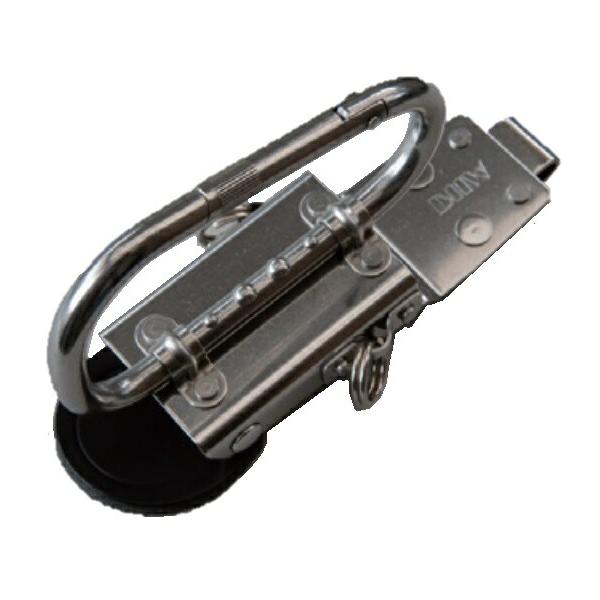 MIKI　ミキモンキーレンチホルダーSPH 80X DL・モンキーレンチ+大カラビナ(Φ8×約110L)ホルダー・ステンレス材、最高級牛表皮革　使用・着脱できるSPHタイプ※SPHシリーズはベルトストラップ(別売り)が必要です※この商品はす...