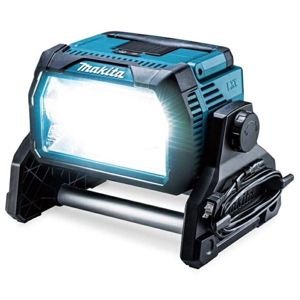 マキタ makita充電式スタンドライトML809本体のみです。※バッテリー・充電器は別販売品です。■暗い現場を広範囲に明るく光束10,000lm■照射範囲照度70lx以上の範囲）・前方向 約10m・横方向 約10m※照度70lxは、「粗な...