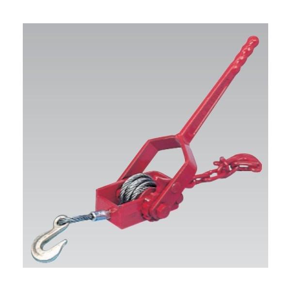 ワイヤー荷締機NB1000　大型荷締め機※この商品はお取り寄せの為、発送までに１〜２週間かかります。メーカー欠品等でご注文をお受けできない場合が御座います。●軽い力で作用し、能率的な荷締めができます。●ギヤーは特殊網を使用し強力です。●フッ...