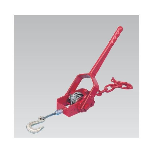 ワイヤー荷締機NB700　中型荷締め機※この商品はお取り寄せの為、発送までに１〜２週間かかります。メーカー欠品等でご注文をお受けできない場合が御座います。●軽い力で作用し、能率的な荷締めができます。●ギヤーは特殊網を使用し強力です。●フック...