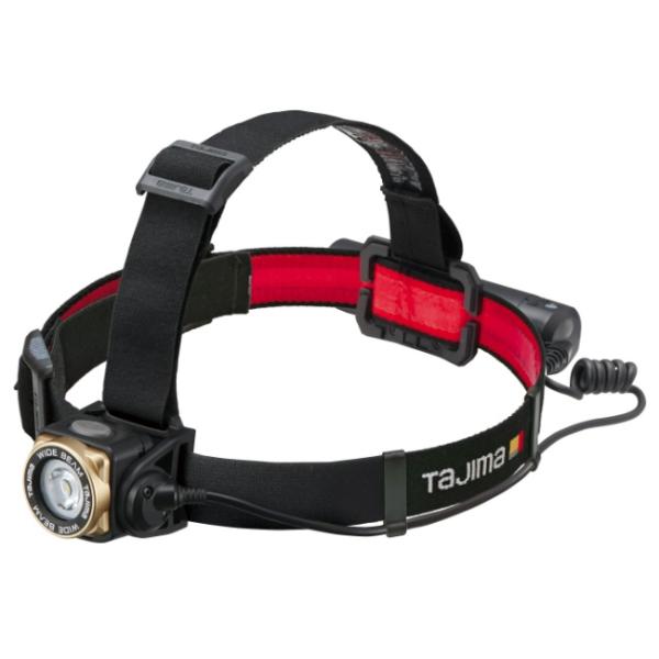 タジマ　TAJIMAヘッドライト NDS 500lm 大径照射 3747セットNDS50A-B47■特長・明るさ：最大500lm、250lm、50lmの3照射切替・電源：充電池（LE-ZP3747）付属・照射時間：14h（明るさ最大値の場合...