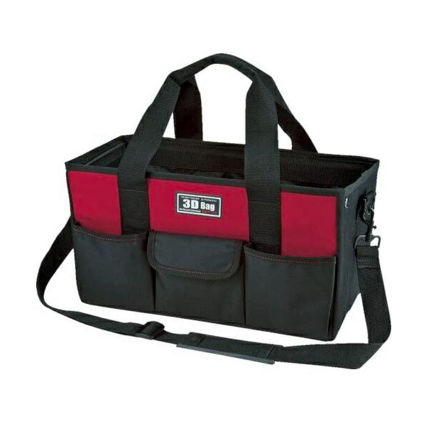 リングスター RING STAR3D BAGRD-435 レッド■特長・4面補強の超立体3Dバッグです。・収納に魅力！内・外10ポケット配置してます。