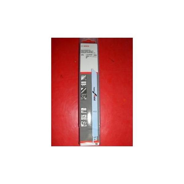 S1125VF(225mm) 25枚入り当店推奨品！！ 金工　解体作業に最適！！ 一度お試しください。違いがわかります。 説明 ●ボッシュ・バイメタルセーバーソーブレードは、ボッシュ・スイス工場において、伝統ある焼入技術と高度な研磨技術で加...