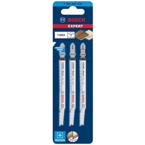 ボッシュ BOSCHEXPERTジグソーブレード 入数3本T308B2608900550■特長・正確でバリの少ない木材の切断・2-Side Clean Geometryによりバリの少ない切断ができます。・精密グラインディングによる非常に鋭い...
