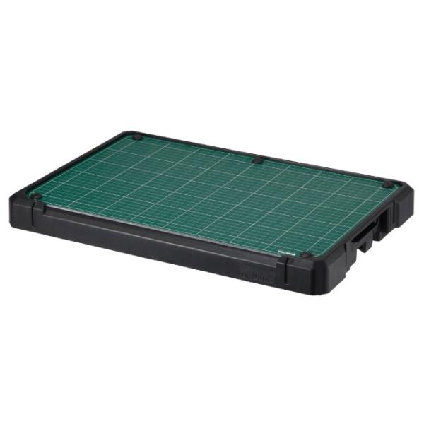 タジマ TAJIMA工具ボックス用 ワークトップ品番流通コード：TB-WT■特長・軽作業用のワークトップ・セフツールボックスやセフツールバスケットに連結可能・ビス等の転落を防ぐリブ付　※ホコリが掃き出せるようにするため前側にリブはありません...