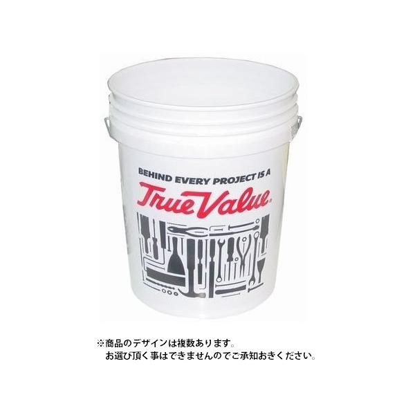 便利もんプラスTrue Value トゥルーバリューリークタイト LEAKTITE使い方は問わずペール缶−大 TrueValue PEペール缶 18L ホワイト品番：V389992商品番号：0084305389992 18リットルの白色プラ...