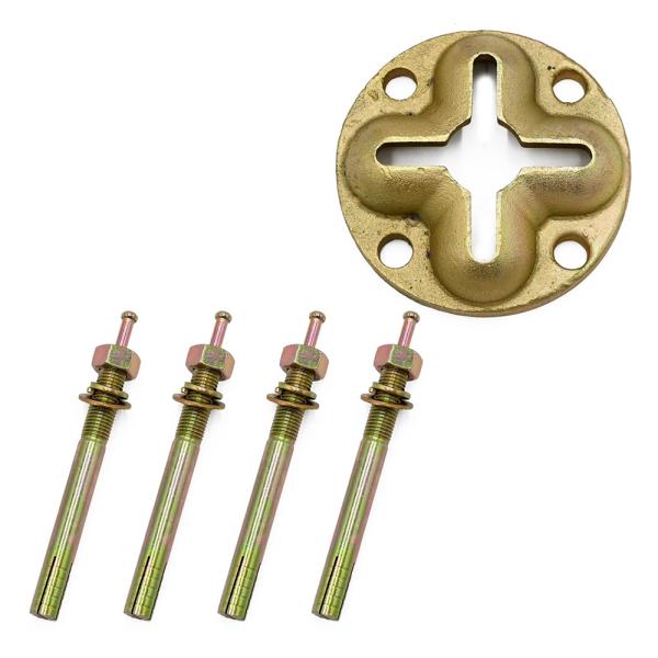 ■送料　【本州/四国/九州：900円】【北海道：900円】【沖縄：2440円】【※離島：別途見積もり】【商品説明】フレーム修正機のアンカープレートになります。 【仕様】使用チェーンサイズ：10ｍｍ直径：168mm高さ：38mm厚み：14mm...