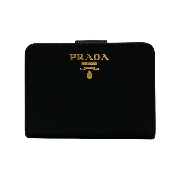 【ブランド】PRADA / プラダ【商品名】サフィアーノレザー 財布【サイズ】約 W:12cm×H:8.5cm×D:4cm【カラー】NERO (ブラック系)※お使いのモニタにより色合いに違いがある場合がございます。【素材】サフィアーノ レザ...
