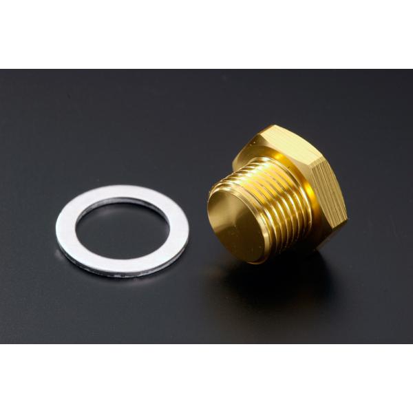 Genb 玄武 軽量フィラーボルト Type DIFF ［ゴールド］ ■ハイエース TRH/KDH/GDH200系 ■品番：EFB04GS 覗けば輝くワンポイント! 軽量のジュラルミン製ボルトに、耐食性・耐摩耗性に優れたアルマイト処理を施し...