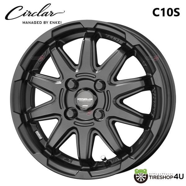 サーキュラー C10S 14x4.5J 4/100 +45 マットブラック規格適合品：JWL・JWL-T・VIA沖縄・その他離島地域の場合は、別途で送料が必要となります。ご住所や購入本数により金額が異なりますので、お問い合わせください。検索...