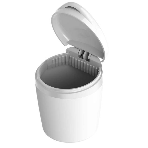 FIZZ-1068 カップダスト ホワイト※この製品はタバコの灰皿としてはご使用できません。iQOS の使用済みヒートスティック捨てに最適です。また、ベースと本体が脱着できるので、捨てやすく、水洗いなどで掃除も簡単です。太缶ドリンクサイズの...