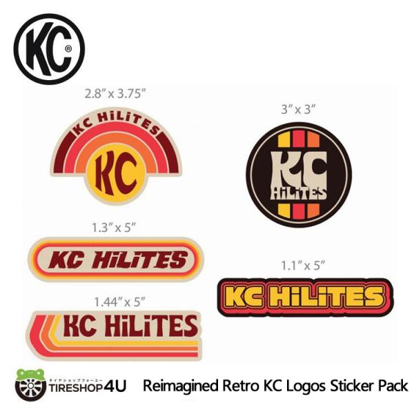 インターネットや携帯電話が無い時代の生活からインスピレーションを得て、新しいKCロゴを作成。作成した全てのロゴをステッカーにして1つのセットとして販売！・Sundown Retroステッカー・トヨタインスパイアドラウンドRetroステッカー...