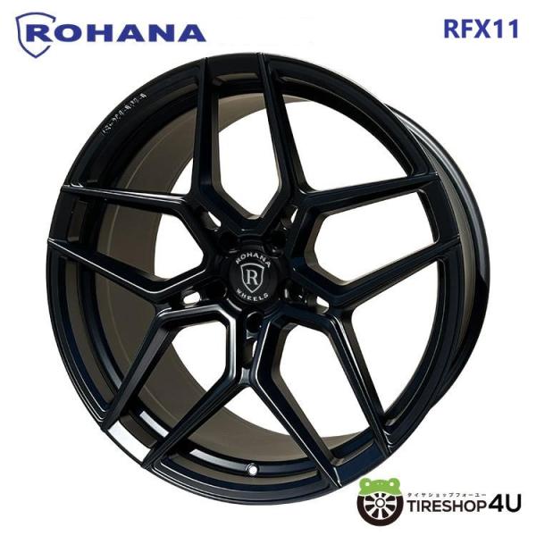 ロハナ RFX11 22x9.5J 5/130 +45 MB マットブラック対応車種(一例)：ポルシェ パナメーラ カイエン※記載の車種は一例です。純正サイズとは異なる場合もございます。　ご不明な点がありましたら事前にお問い合わせください。...