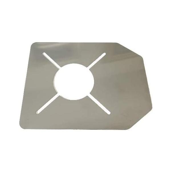 国内製造品 SUS304バリ取り済み寸法 t=1×190×150mmA5サイズ鉄板加熱時完全遮熱ソトSOTO ST-310 レギュレーターストーブ用遮熱板になります。 レーザーカット品になります。ST-310本体などは含まれておりません。 ...