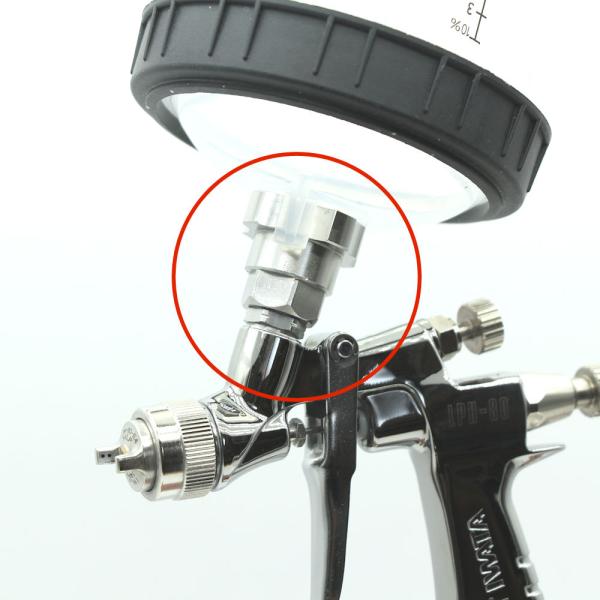 アネスト岩田スプレーガン　LPH-80用　　3MのPPSカップに適合可能です。※PPSシリーズ2.0には適合致しません。数量：1個【適合】スプレーガン名：アネスト岩田 LPH-80取り付け部口径：G1/8(メネジ） 型式名：LPH-80-0...