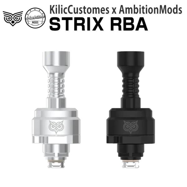 Ambition Mods の Boro 仕様のブリッジ STRIX RBA。STRIX RBA は高品質の SS316 ステンレスで作られた優れたブリッジです。ビルドしやすいデッキと優れたチャンバーにより凝縮されたフレーバーを作り出します...