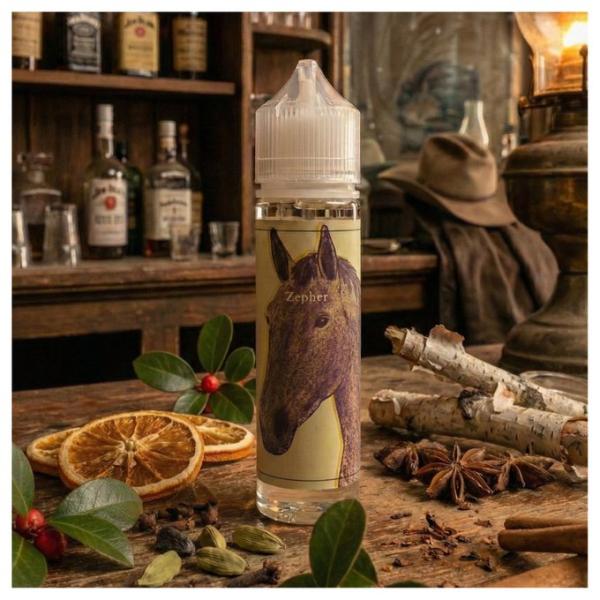 【BaksLiquidLab.】Zepher［60ml］ルートビアの香りを主軸として、白樺、そしてウィンターグリーンと言うつつじ科の植物から抽出された香料と、アップル・オレンジ・ライムの香りをプラスしてクラフトビールやクラフトコーラのような...