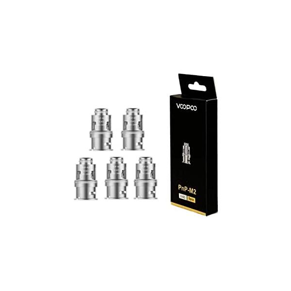 VOOPOO PnP Coil 交換用コイル　１パック5個入り商品説明 ◆0.45ohm PnP-VM3 Mesh Coil - rated for 25-35W (DL/Half DL)VINCI / VINCI R / VINCI X ...
