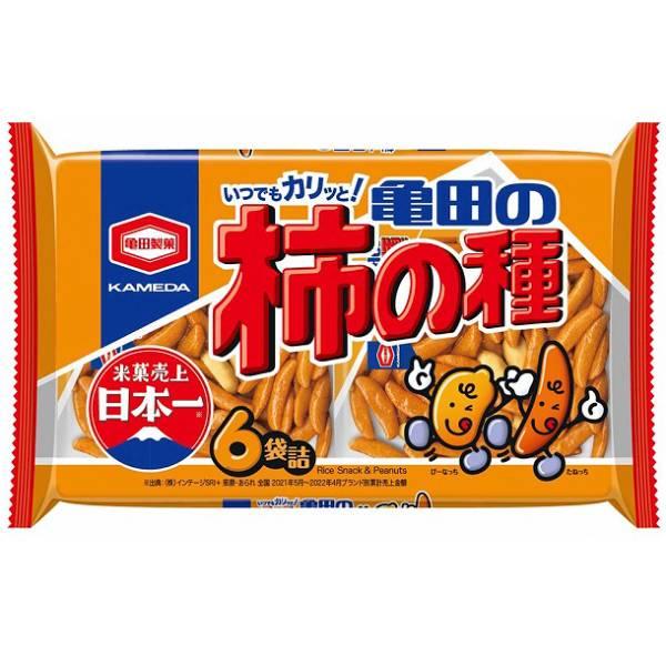 柿の種とピーナッツの絶妙なバランスをお楽しみください。 おやつにおつまみにいろいろな場面で大活躍の6袋詰。【内容量】180g【入数】12コ【2023/02/06発売】