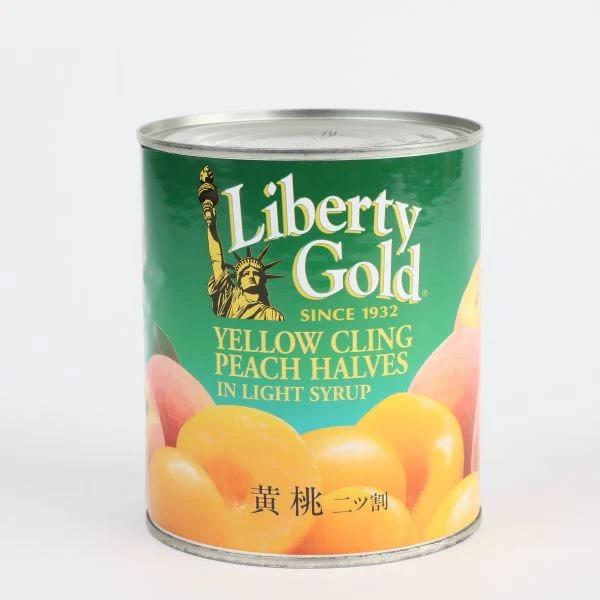 【地域限定送料無料】(※北海道・沖縄・一部離島等除く) 業務用食品鮮やかなゴールデンカラーと程よい硬さが特徴的な南アフリカ産黄桃です。様々な製菓材料にお使いいただけます。＜アレルゲン＞もも缶を開けると、空気にふれて内面が酸化しますので必ずガ...