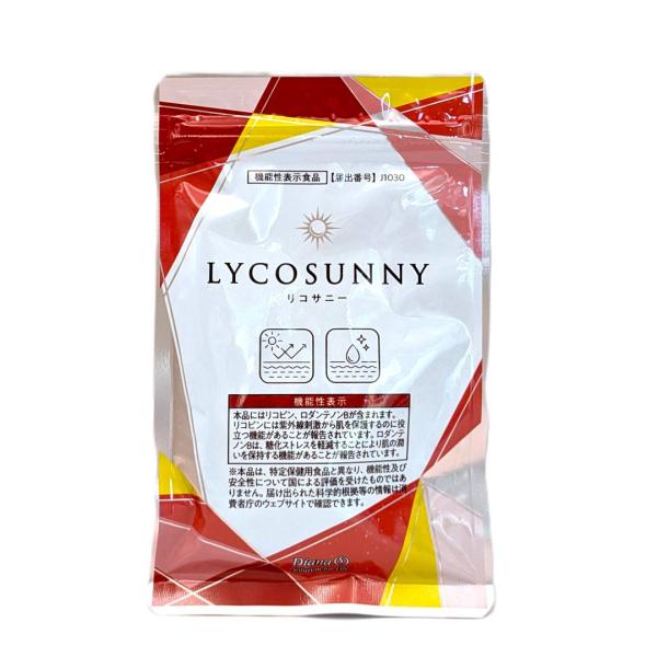 ビタミンEの100倍以上の強い抗酸化作用があると言われているリコピンと、糖化ストレスを軽減することにより肌の潤いを保持する機能があると報告されているロダンテノンBの、2つの機能性関与成分を配合した機能性表示食品（届出番号：J1030）です。...