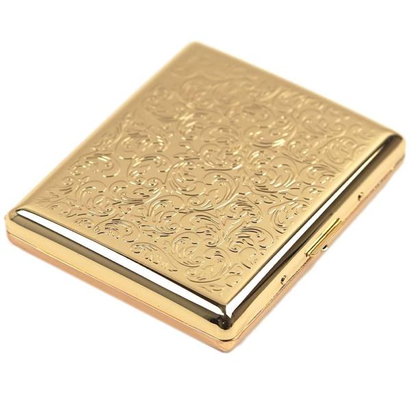 ■名称 坪田パール シガレットケース たばこ入れ TSUBOTA PEARL 1-92129-41 カジュアルメタル ゴールドアラベスク 100ミリ ロング用 20本用■ブランド名称 TSUBOTA PEARL / 坪田パール■容量 100...