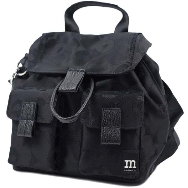 ■商品名 マリメッコ リュックサック バックパック Ｓ 小さめ ウニッコ柄 ブラック Everything Backpack S Unikko marimekko 92230-999■カラー ブラック■素材 ポリエステル / ナイロン / ...