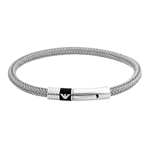 ■商品名 エンポリオアルマーニ EMPORIO ARMANI EGS1623040 イーグルロゴ ブレスレット バングル■サイズ トップ：H約0.5cm×W約3.5cm / 腕回り：約19cm 幅：約0.4cm / 開閉部：マグネット式■素...
