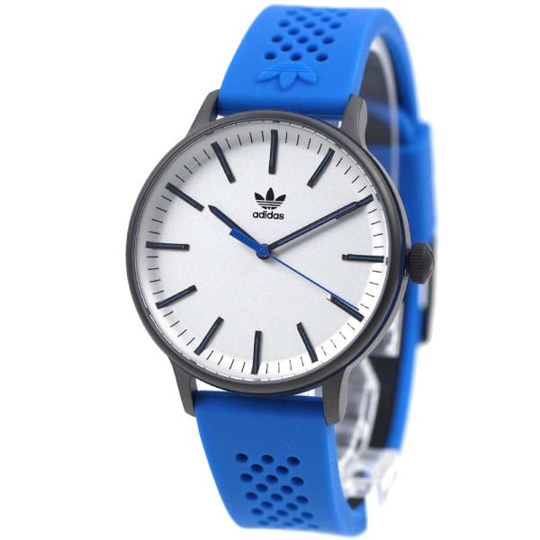 ■商品名 アディダス 腕時計 adidas メンズ レディース ユニセックス CODE ONE Unisex ブルー AOSY22019■カラー 文字盤カラー：ホワイト / ケースカラー：ガンメタル / ベルトカラー：ブルー■素材 ケース素...