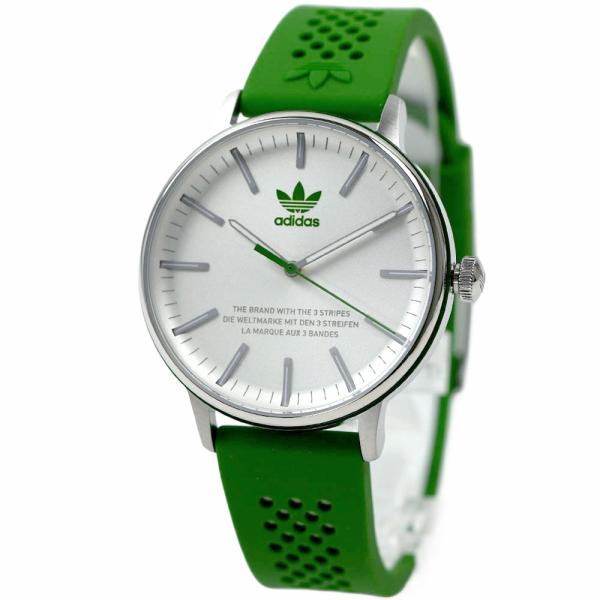 ■商品名 アディダス 腕時計 メンズ レディース ユニセックス グリーン シリコンベルト adidas CODE ONE Unisex AOSY23023■カラー 文字盤カラー：ホワイト / ケースカラー：シルバー / ベルトカラー：グリー...