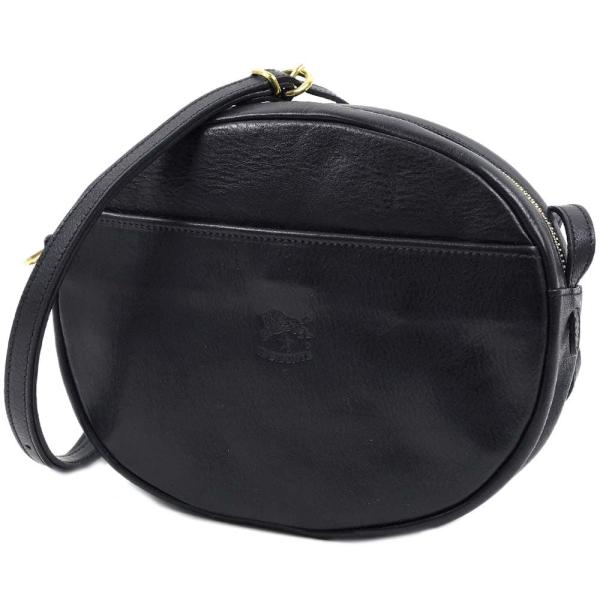 ■商品名 イルビゾンテ ショルダーバッグ IL BISONTE レディース ブラック NERO レザー 本革 斜めがけ BCR297-PV0001-BK159B■カラー NERO（ブラック）■素材 レザー■サイズ H約17cm x W約22...